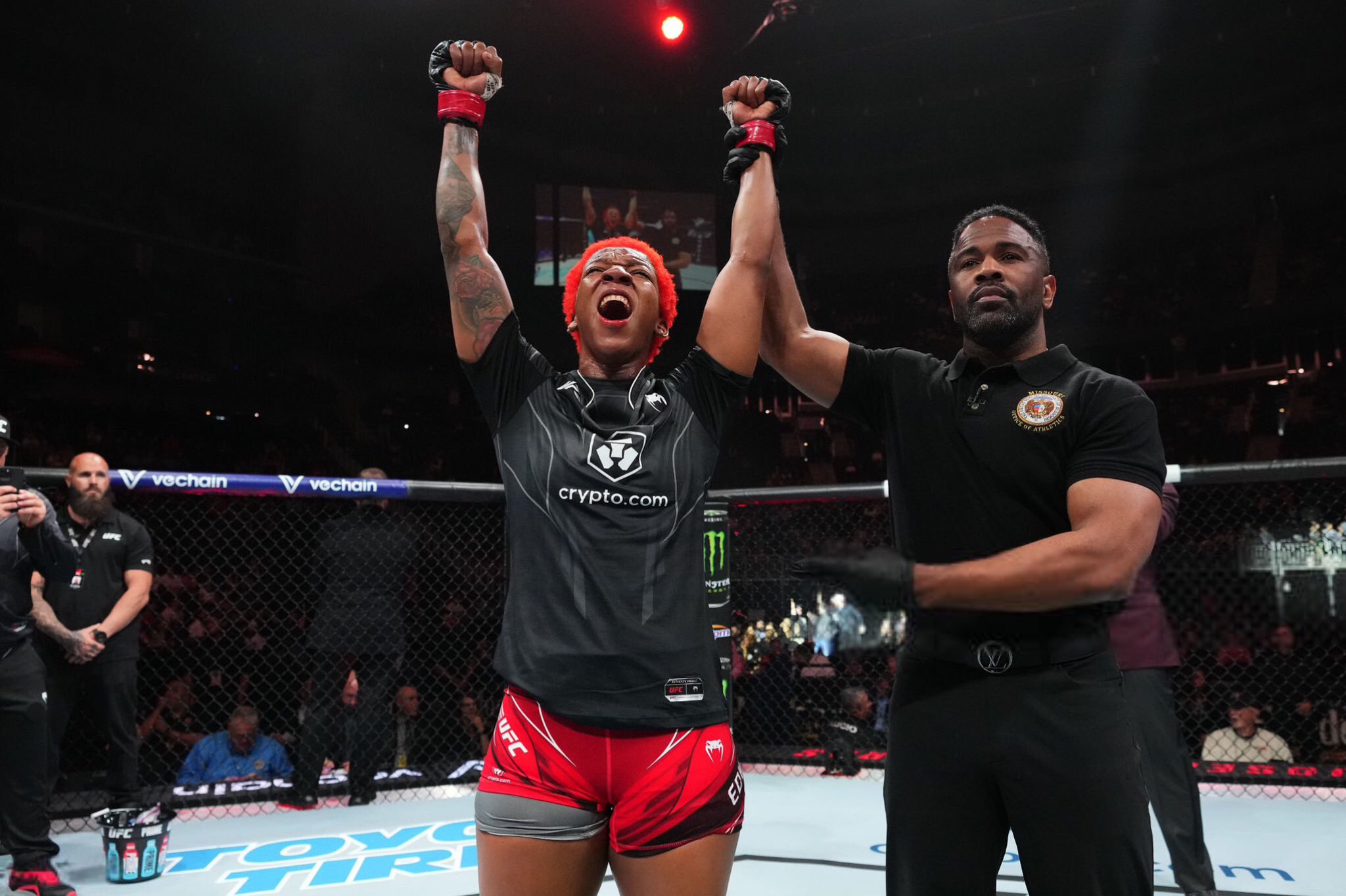 Nora Cornolle recibe a la panameña Joselyne Edwards en el UFC París ...