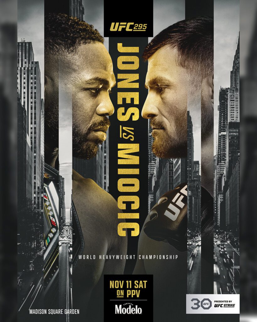 Fans eligen el póster oficial del UFC 295 - MMA AL DÍA