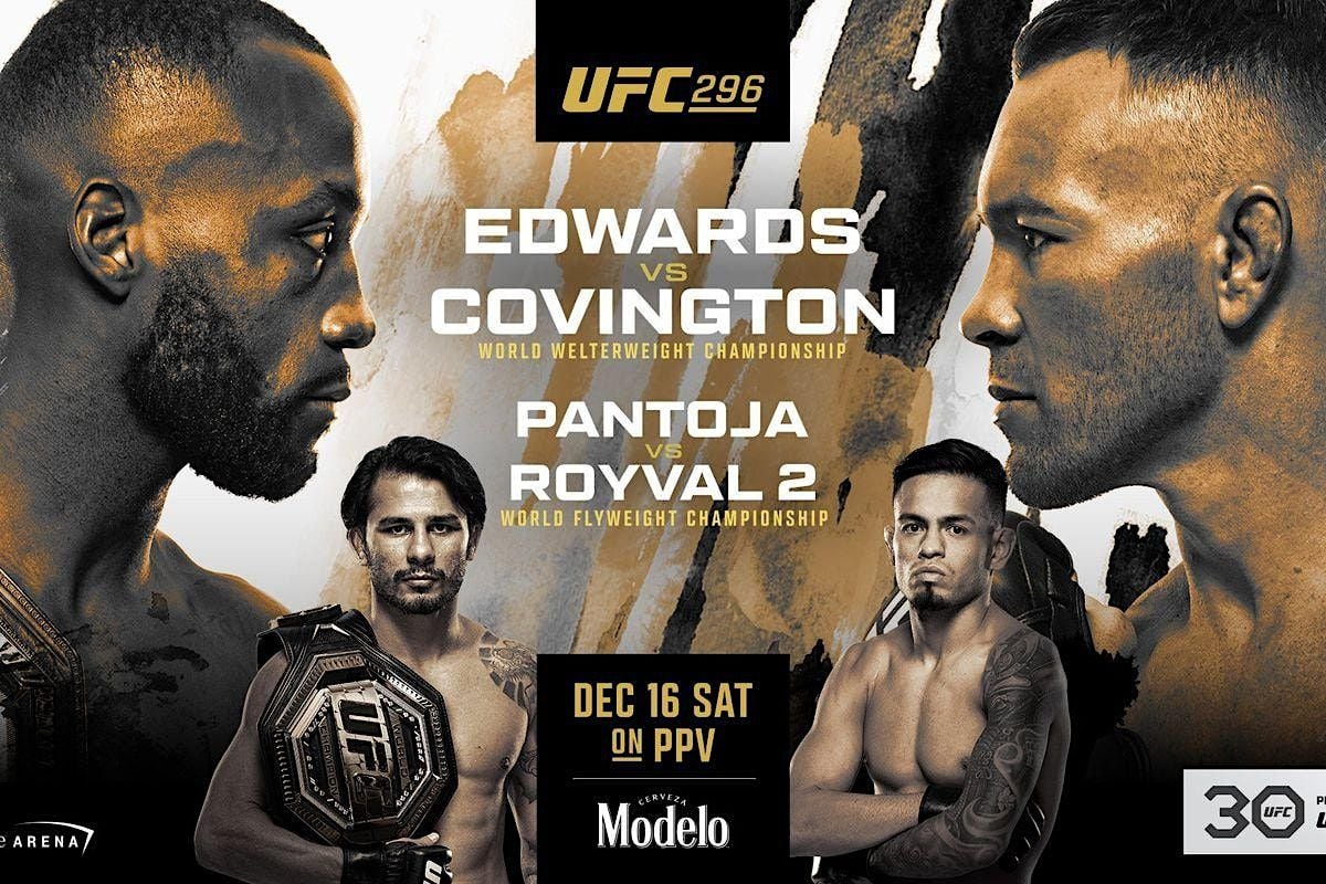 Así luce la cartelera completa del UFC 296 - MMA AL DÍA